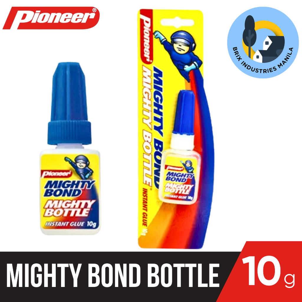 Pioneer Mighty Bond Mighty Bottle 10 grams Instant Glue | Shopee ...