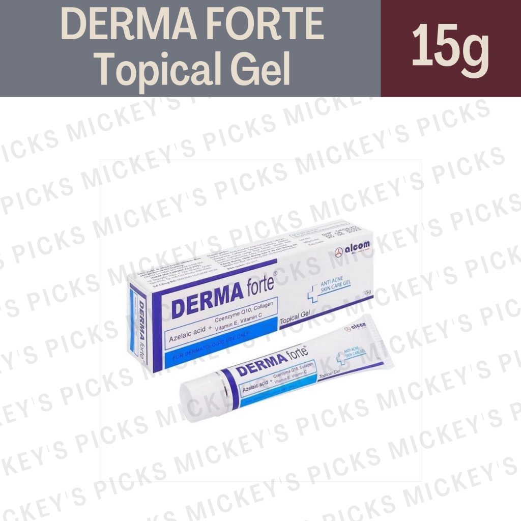 Derma Forte Topical Gel 15g (Azelaic Acid, Coq10, Collagen, Vit C and E ...