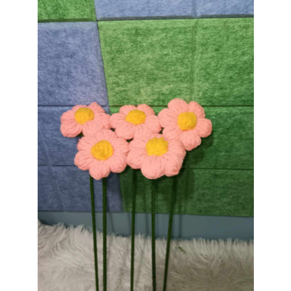 Puff Flower Crochet (Cute) | Shopee Philippines