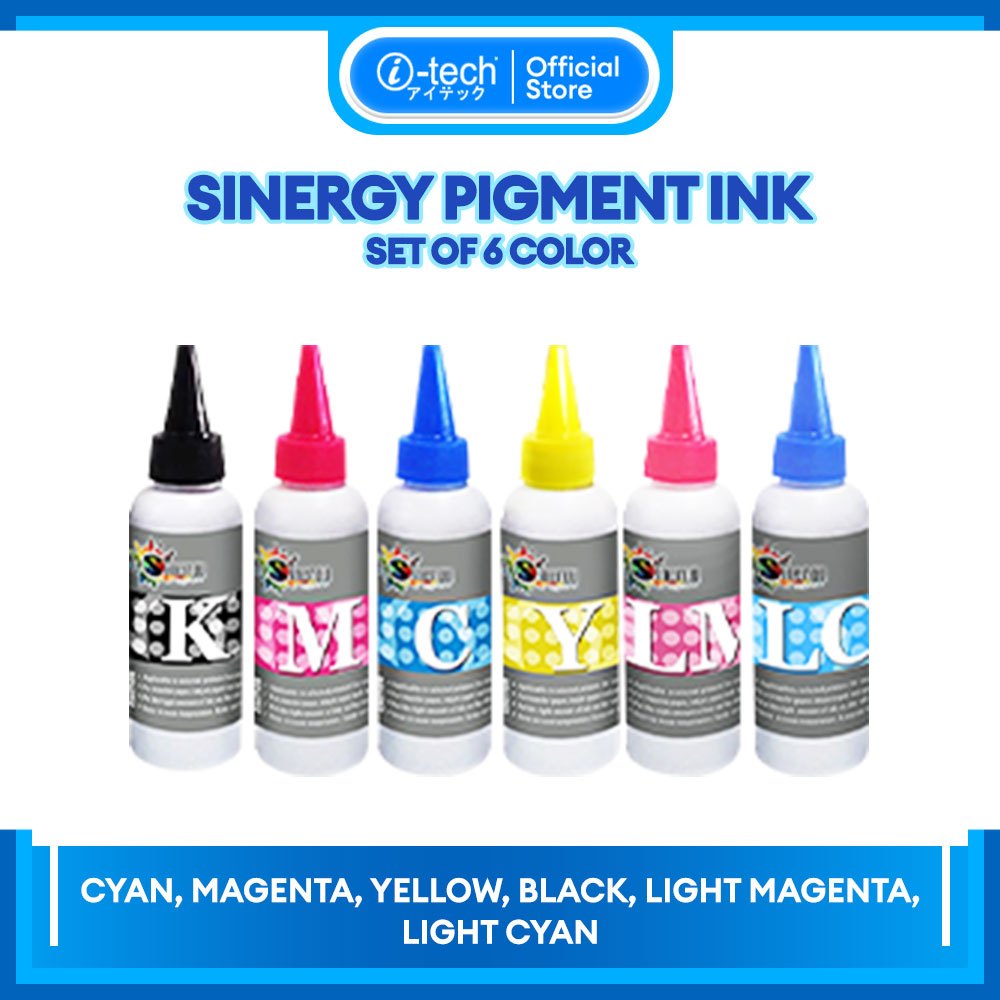 i-tech Sinergy Pigment Ink High Quality and Lasting Colors. | Shopee ...