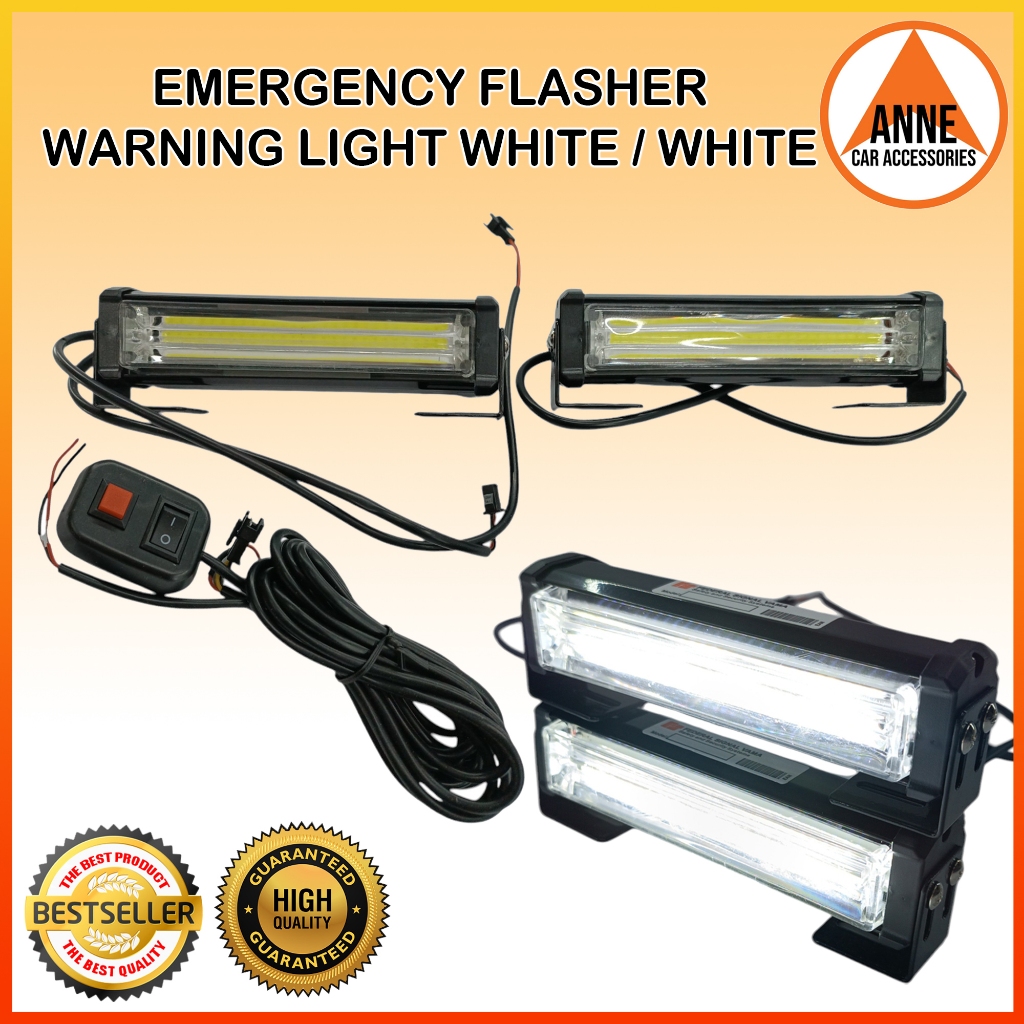 Warning Signal Light Bar Strobe Blinker COB High Power Super Bright ...