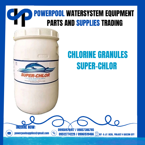SUPERCHLOR POOL CHLORINE GRANULATE PER KILO | Shopee Philippines