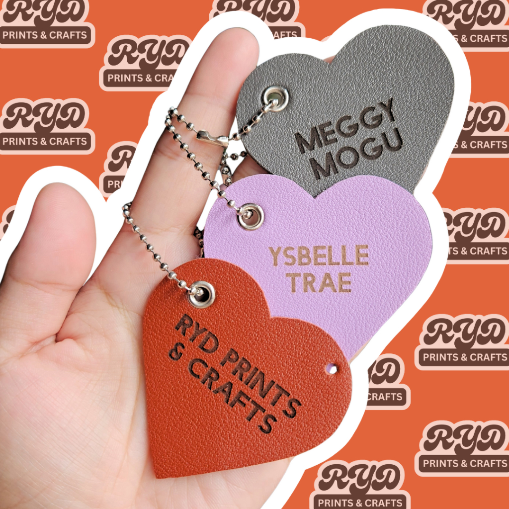 PERSONALIZED Heart Bag Tag | Name Tag - Affordable souvenir or giveaway ...