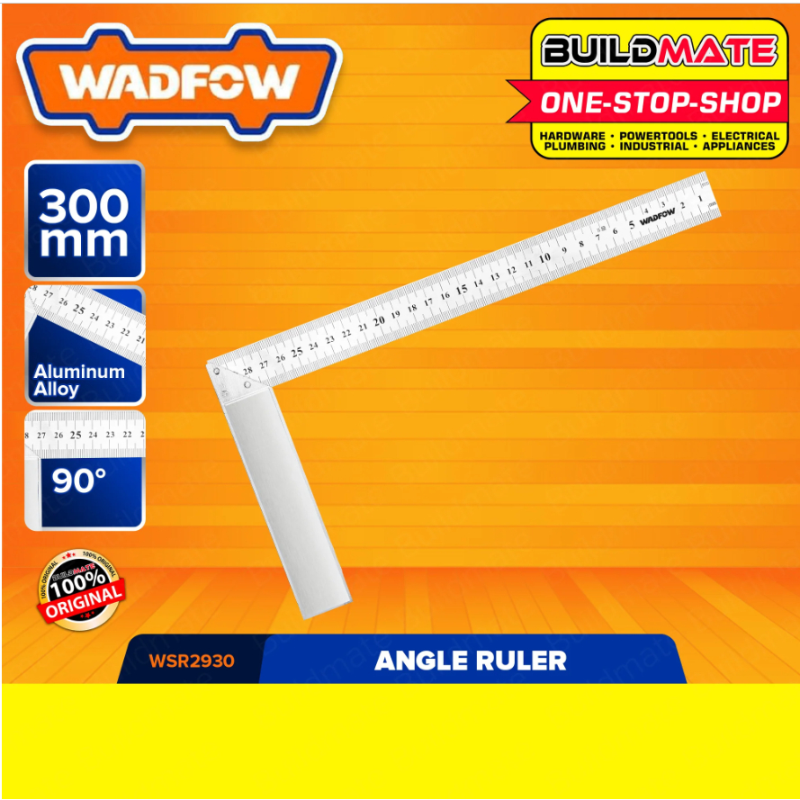 Buildmate x WADFOW Angle Square 300mm Measuring Tool L-Ruler L-Square ...