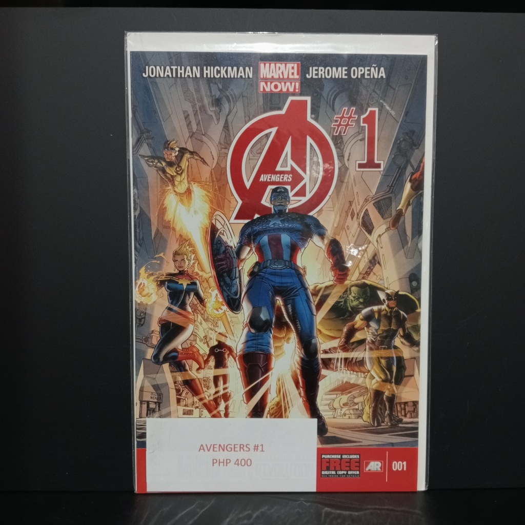 Marvel Comics NOW! Avengers #1 Jonathan Hickman physical comic book VF ...