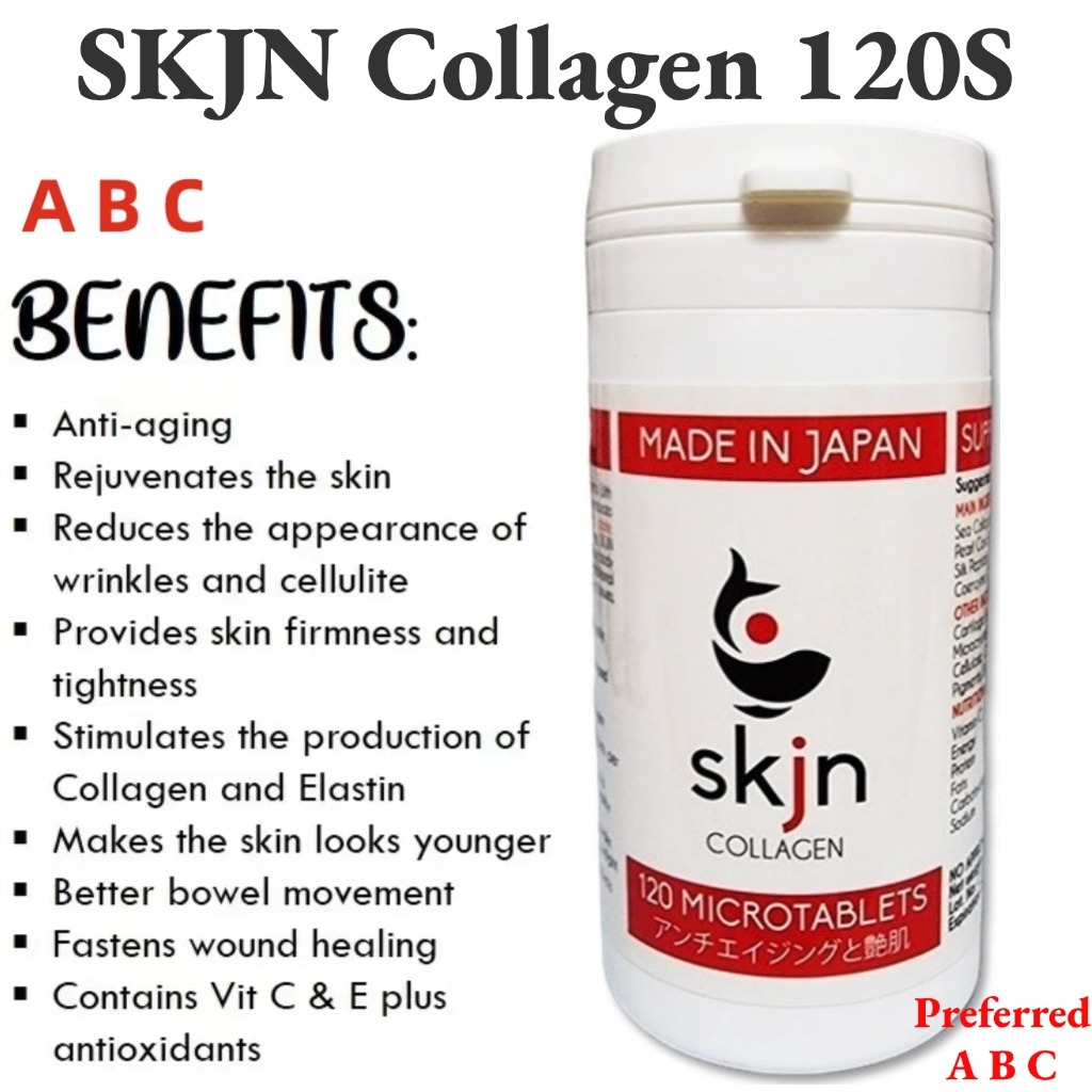 Skjn Collagen Microtablets 120S/Bottle SKJN COLLAGEN HAS ANTI-AGING ...