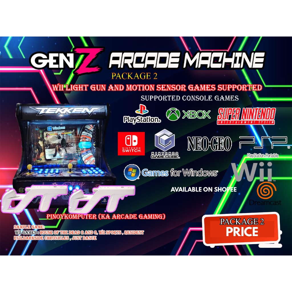 Modern Genz Piso Arcade For Business with Coinslot with Light Gun ...
