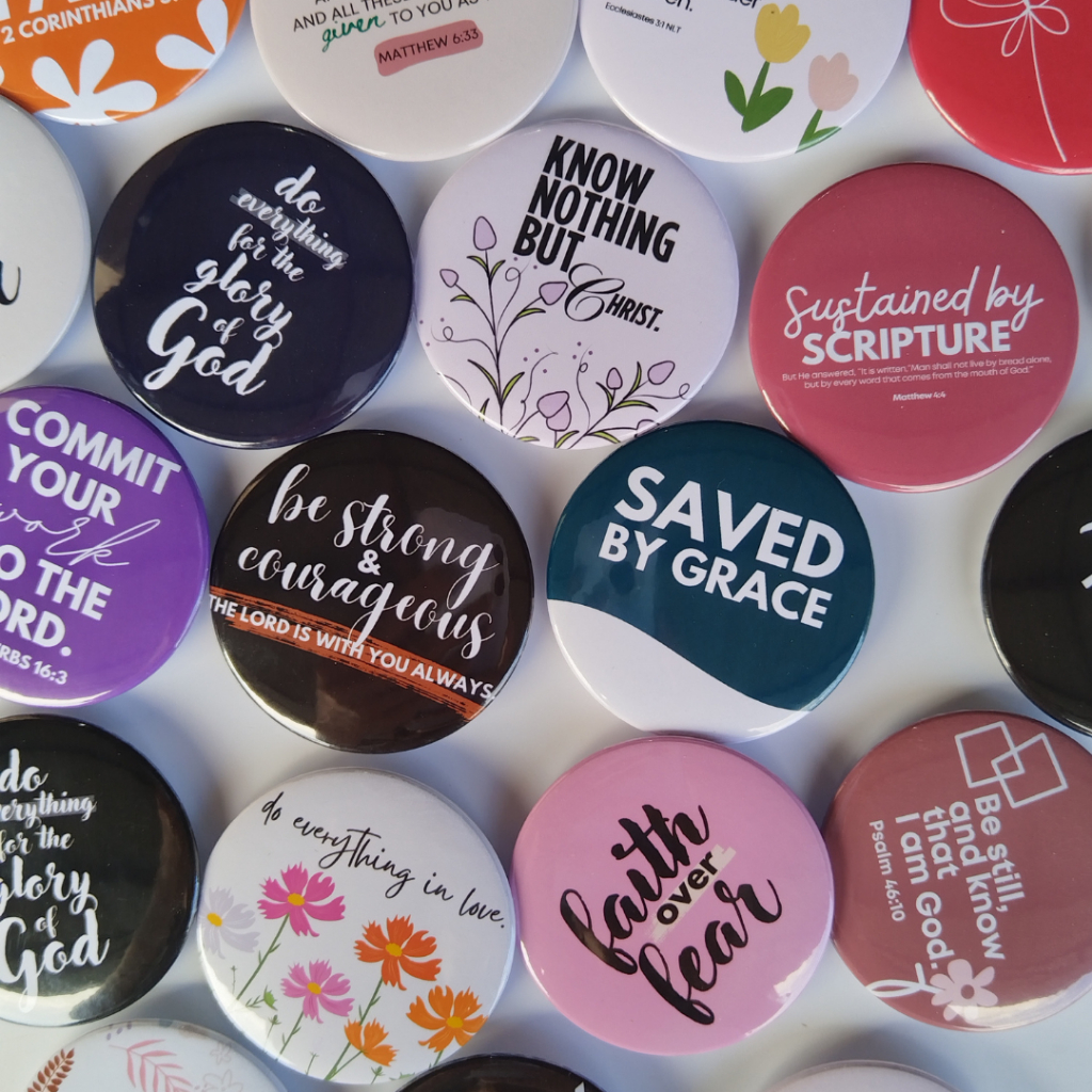 Button Pins with Bible Verse | Badge with Bible Verse | Shopee Philippines