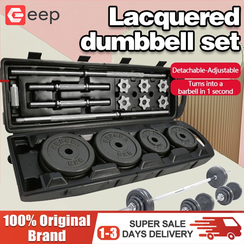 Dumbbell Barbell Set For Men weight barbell fitness equipment 5/10/20 ...