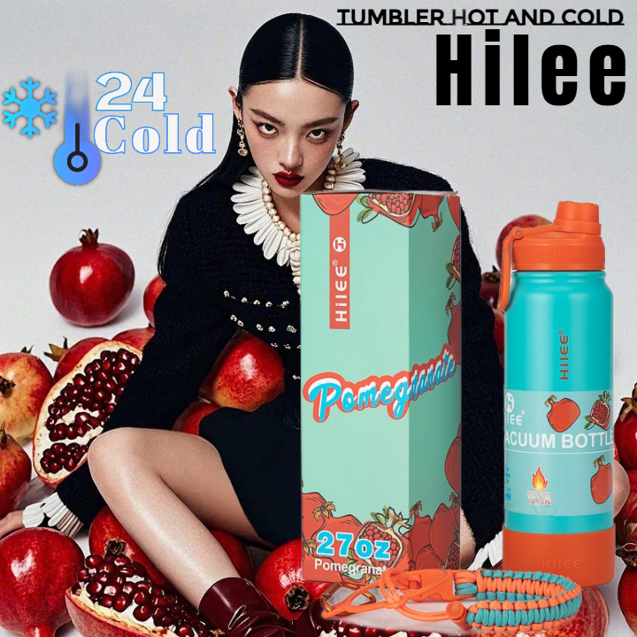 Hilee Sport Water Bottle Tumbler Stainless Steel Thermos Insulated ...