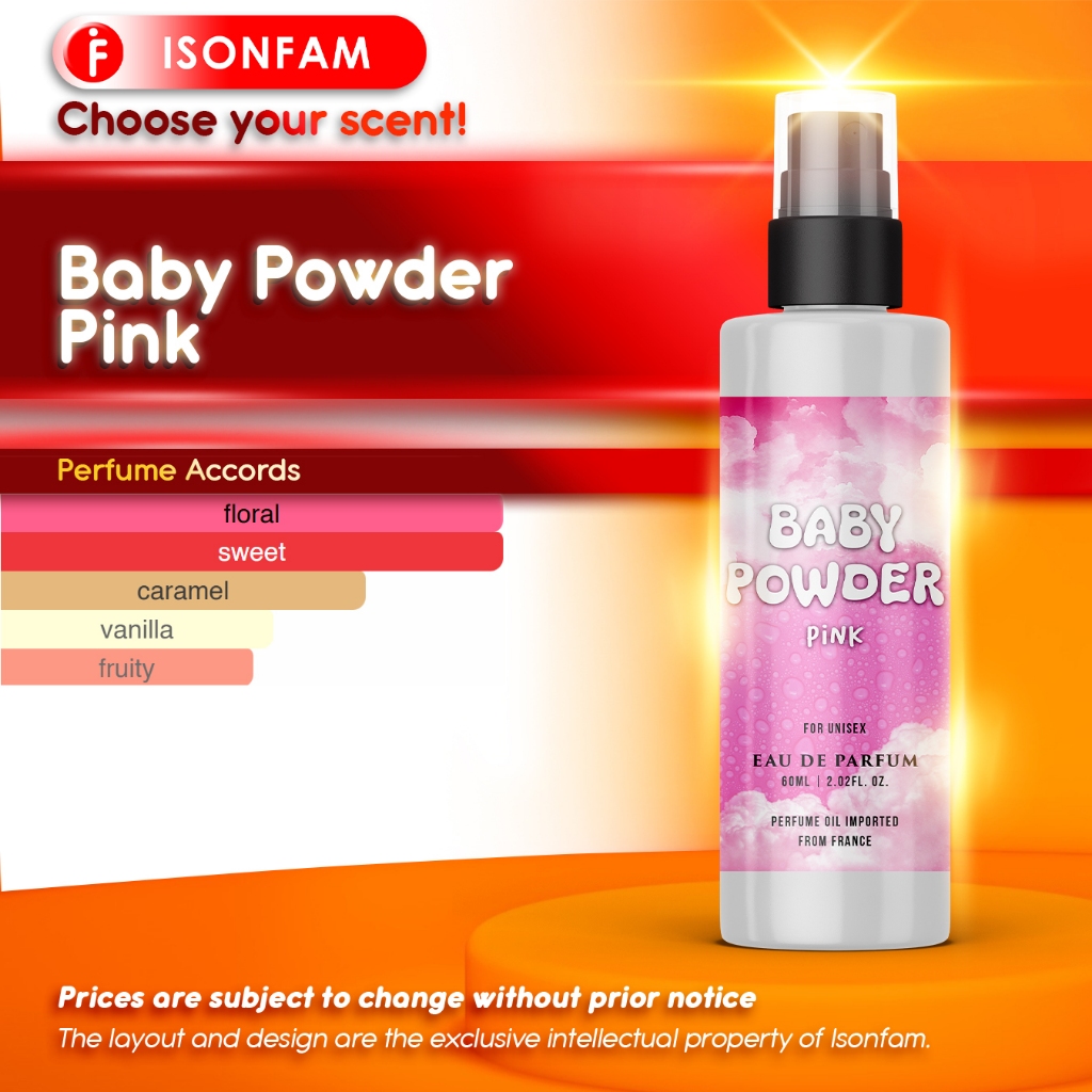 Baby Powder PINK by ISONFAM our own version of Perfume Scent Oilbase ...
