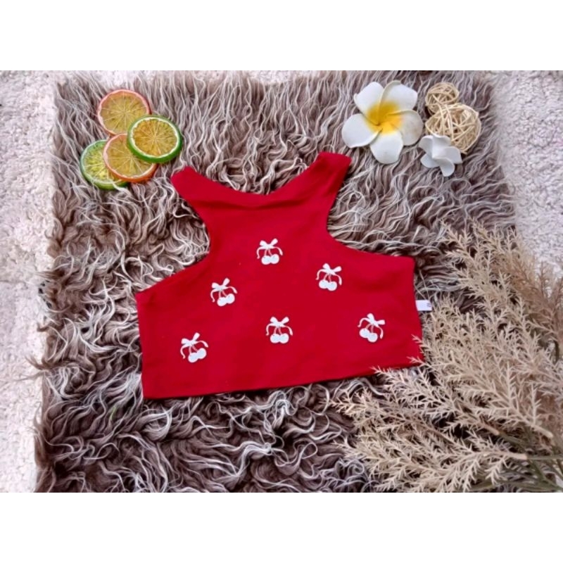 UR Halter Cherry Kids Crop Top | OOTD For Kids 1 to 8 yr old | Grateful ...