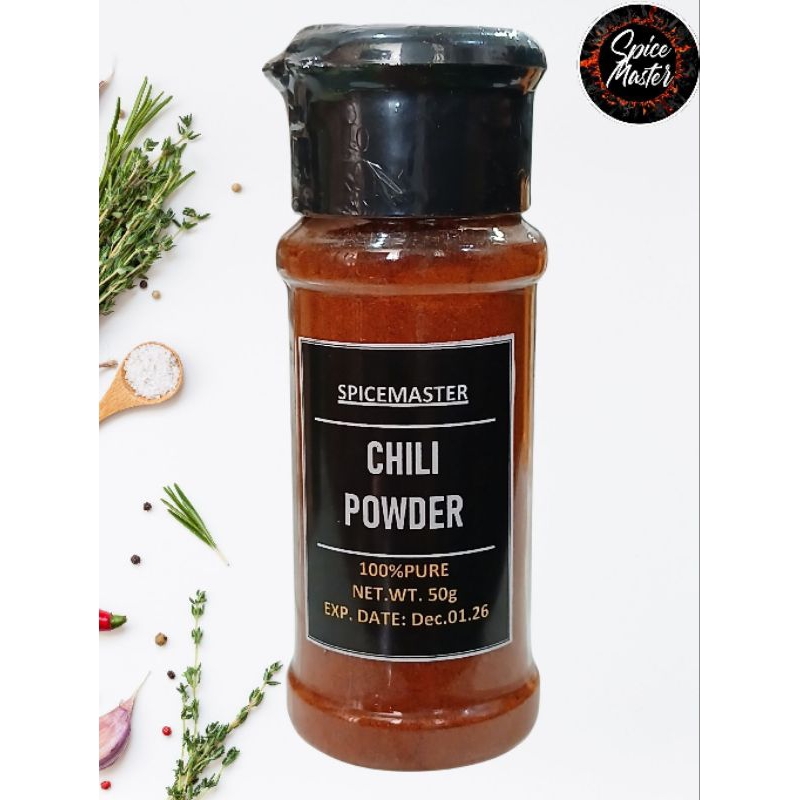 premium herbs and spices chili powder in bottle shaker 100ml | Shopee ...