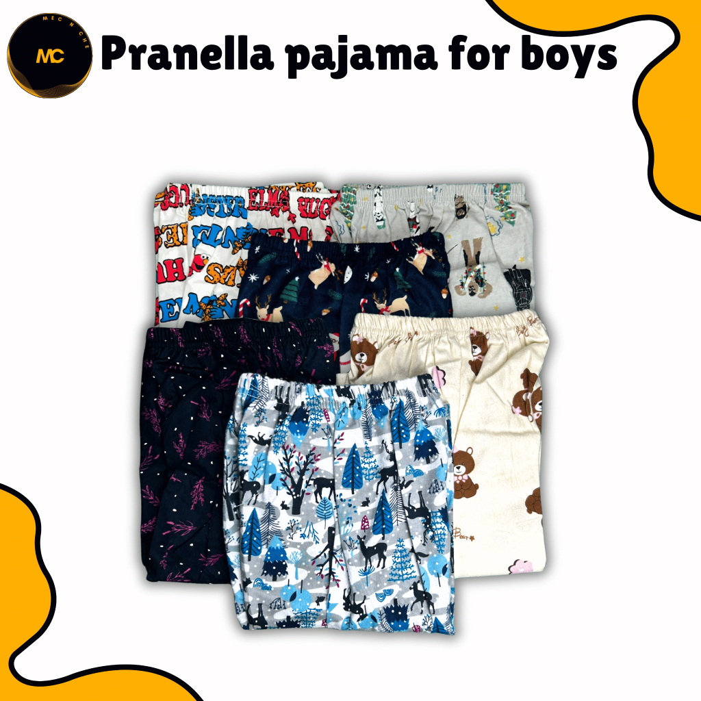 pajama pranella boys bundle (6pcs) | Shopee Philippines