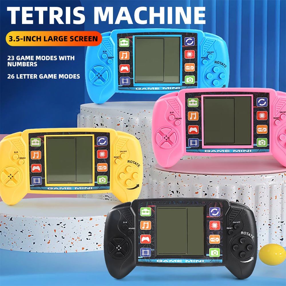 Big Screen LCD Classic Handheld Game Machine Brick Game For Kids Brick ...