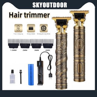 【Metal Version 】Hair Clipper Electric Shave Cut Rechargeable Razor ...