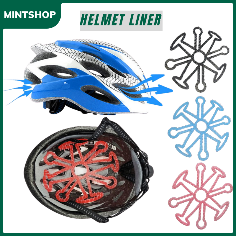 Helmet Silicone Pad Inner Silicone Pad Motorcycle Bike Helmet ...