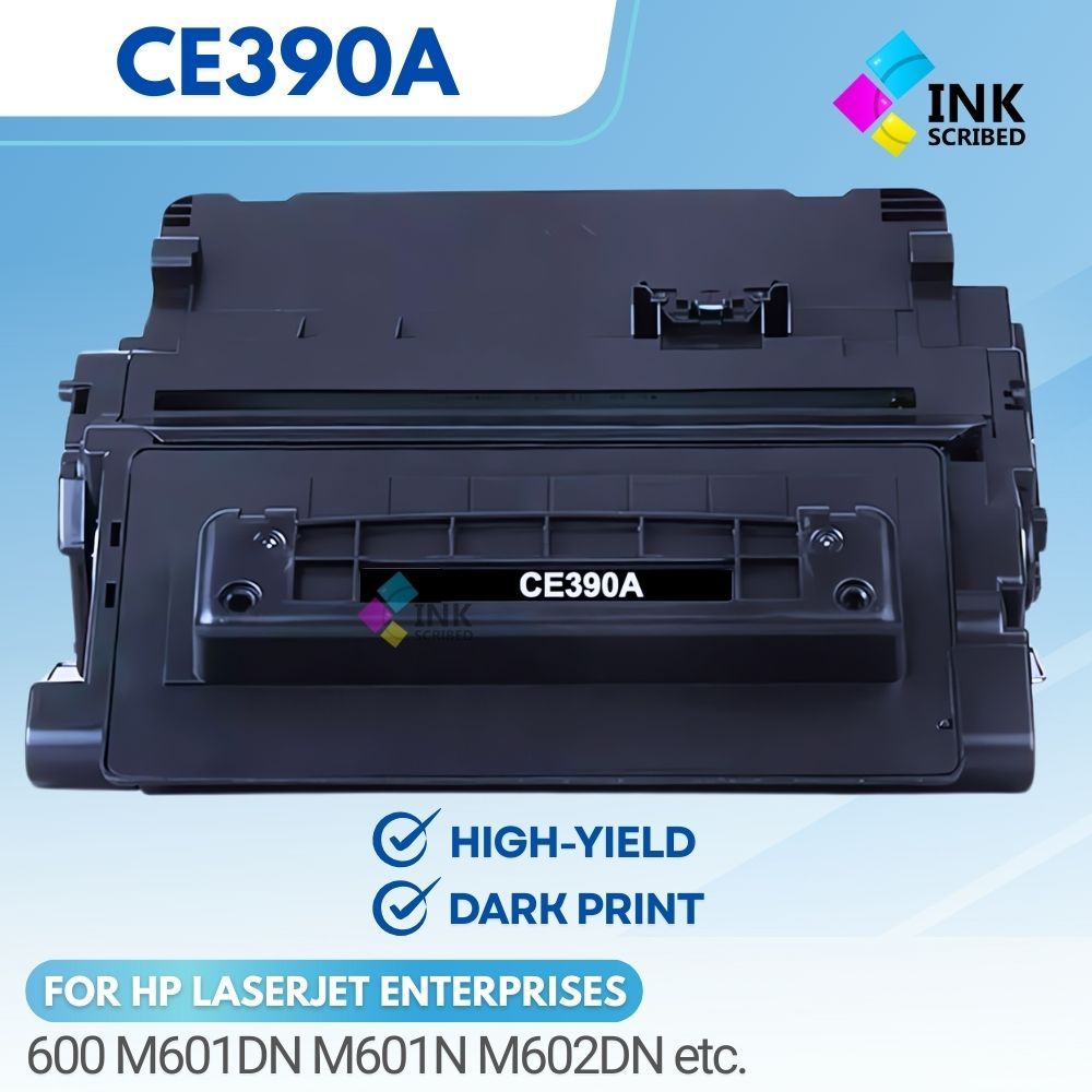 INKSCRIBED CE390A 90A Compatible Toner Cartridge for HP Laserjet ...
