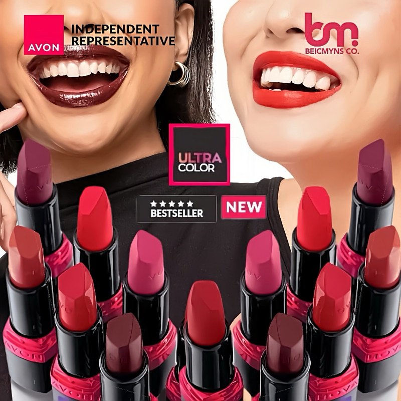AVON ULTRA COLOR Matte | Creamy LIPSTICK (New) | Shopee Philippines