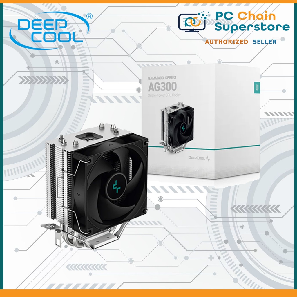 Deepcool AG300 Single Tower Efficient Air CPU Cooler - Compatible with Intel and AMD | Shopee ...