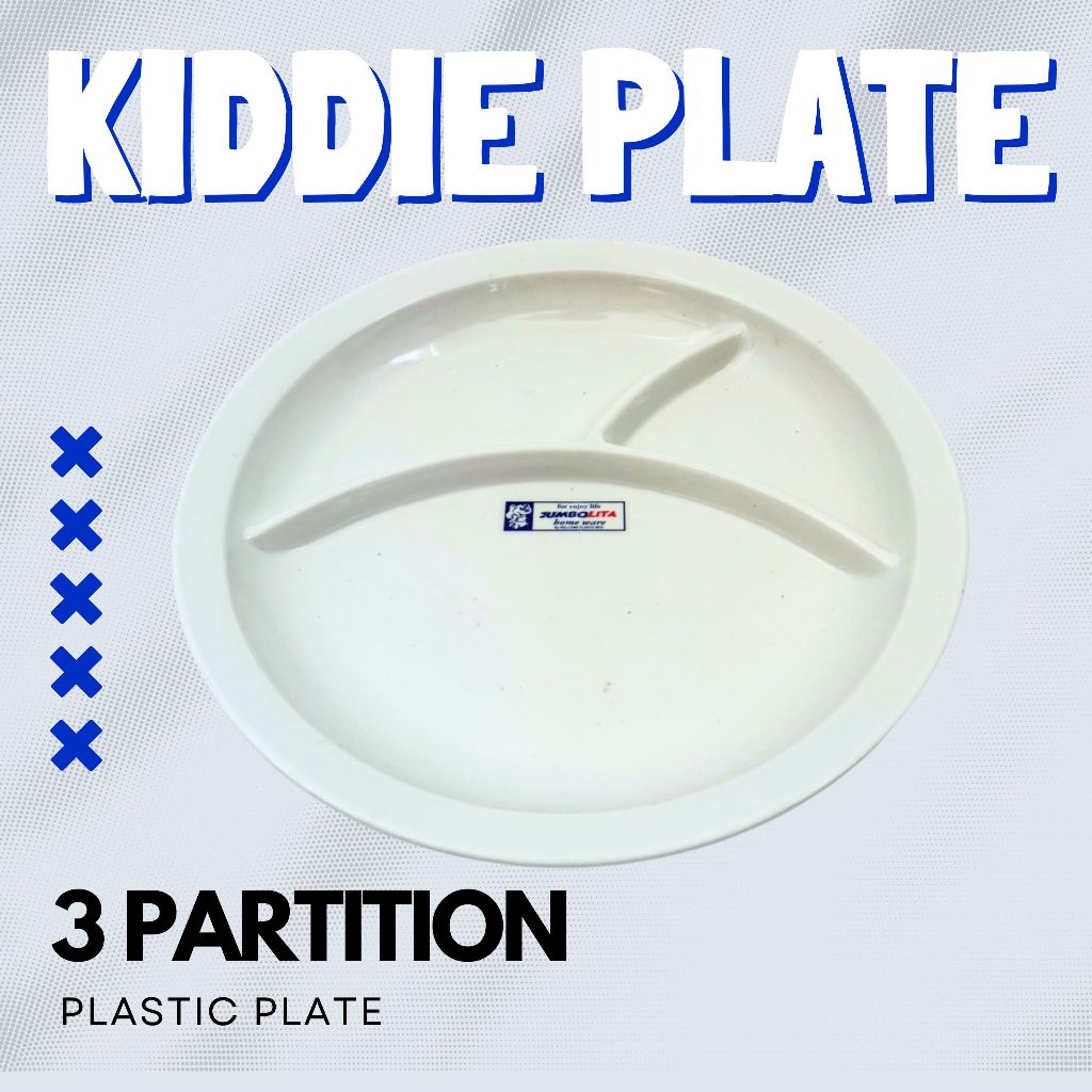 iPlastic. Plastic Plate 3 Division High quality branded plate #9849 ...