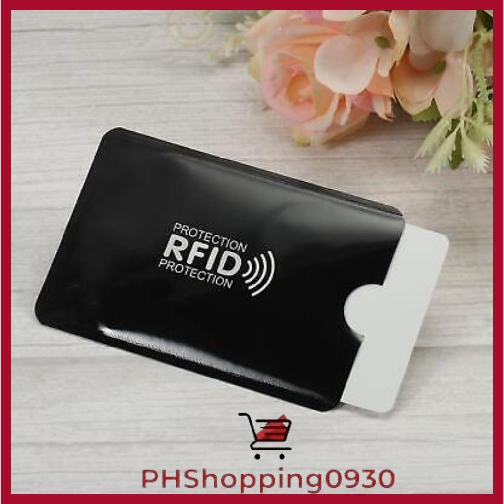 RFID Blocking Sleeves Anti-Scan RFID Card Holder Protector Identity ...