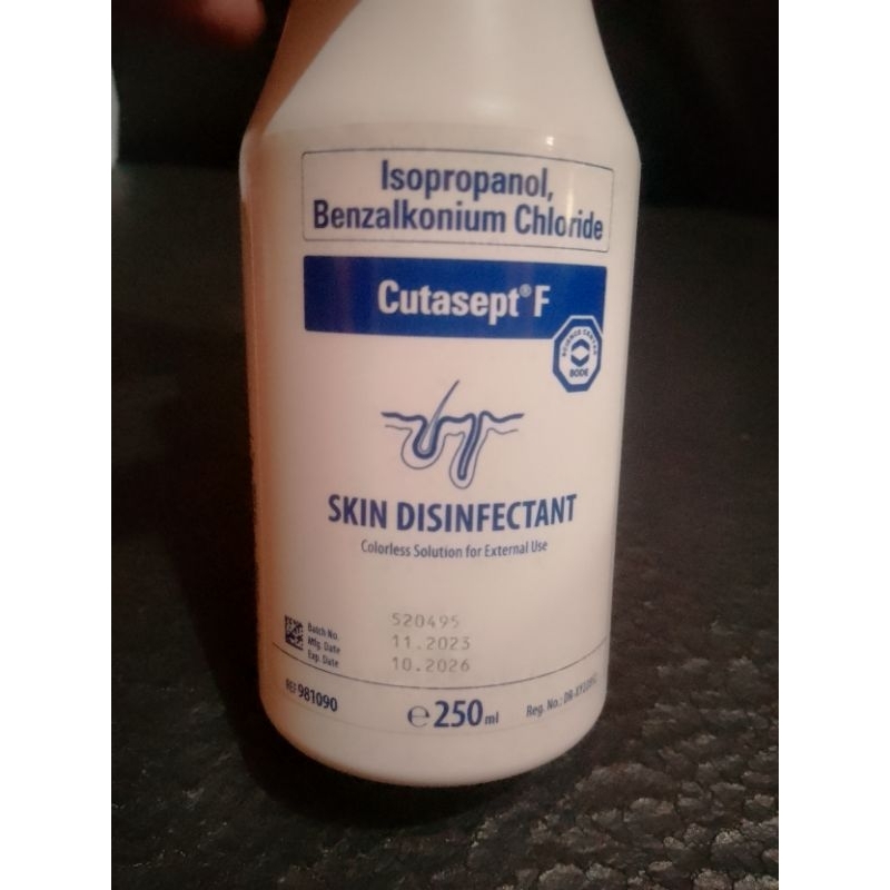 Cutasept F skin disinfectant, 250ml | Shopee Philippines