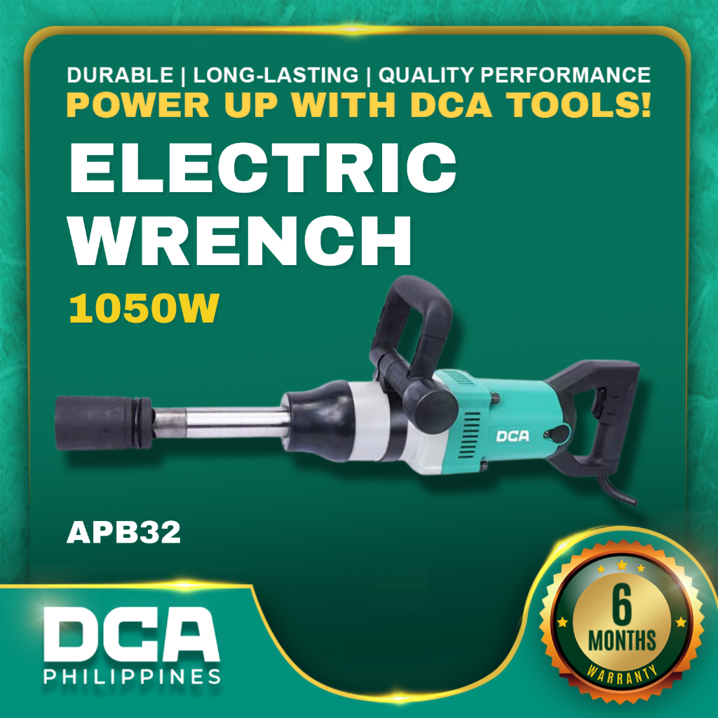 DCA APB32 Electric Wrench 1050W (1" Drive) - Power Tool for Home and ...
