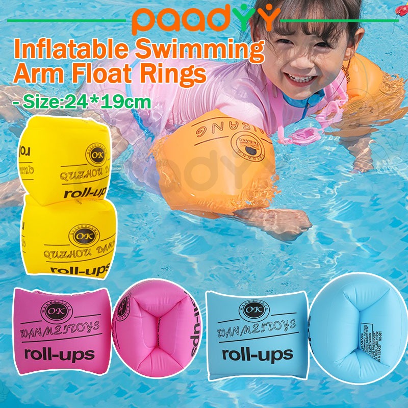Inflatable Swimming Arm Float Rings For Adults and Children Floating ...