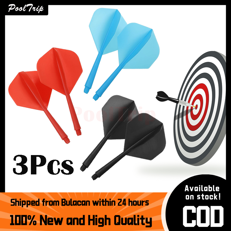 3Pcs Dart Integrated Flight and Shaft Standard 2BA Thread Dart Shaft ...