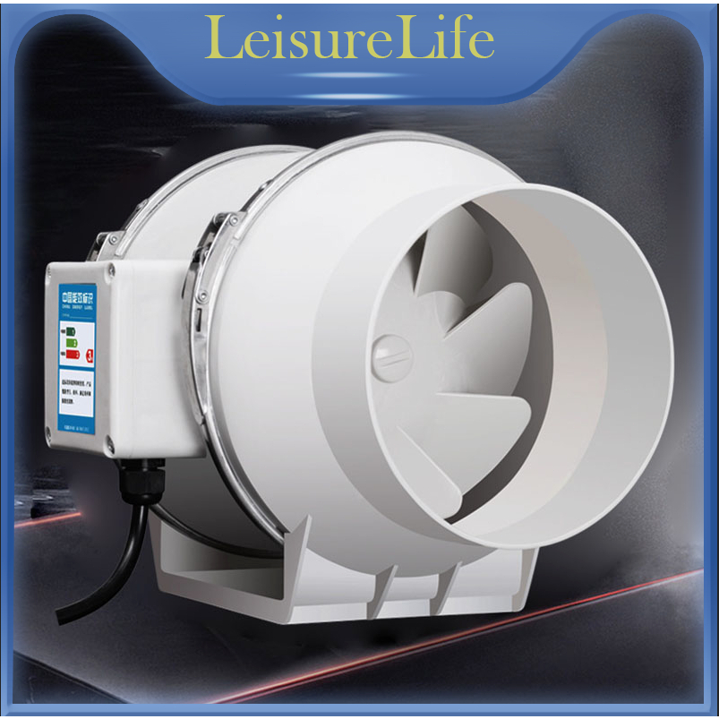 4 Inch Inverter Oblique Boost High Suction Inline Duct Kitchen Exhaust ...