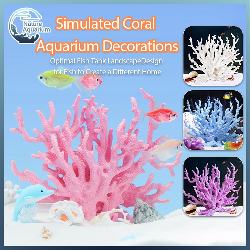 Cute Resin Artificial Mini Coral Crafts Aquarium Fish Tank Garden ...