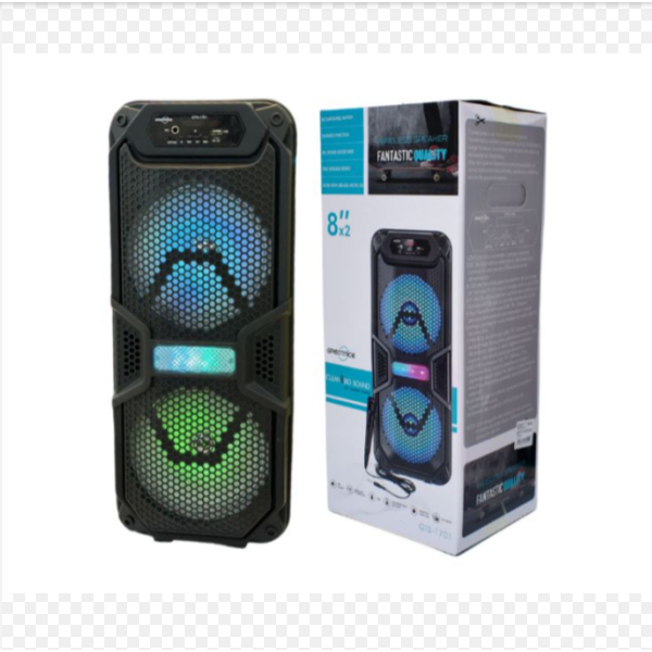 GTS-1701 Bluetooth Speaker with free Microphone-2 Loud Speaker Sound for Smartphone - Audio x ...