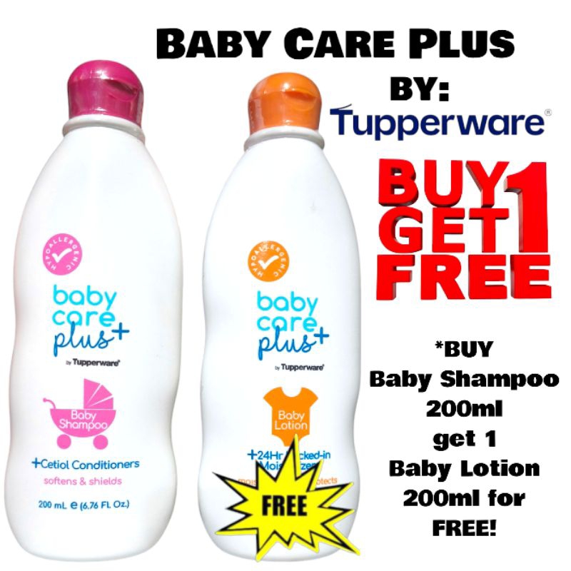 Baby Care Plus by Tupperware Buy 1 Get 1 Free! | Shopee Philippines