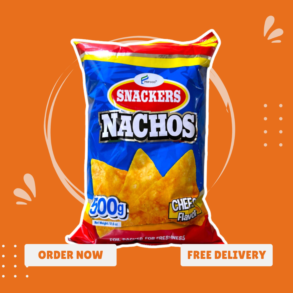 SNACKERS NACHOS CHEESE (500 GRAMS) | Shopee Philippines