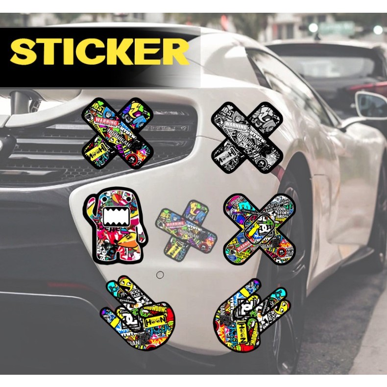 Sticker Bomb for Scratches Car Motorcycle Stickers Band-Aid Waterproof ...