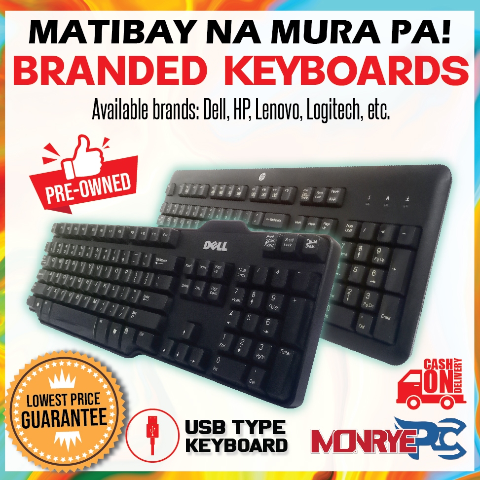 Keyboard - Original Brand - USB Type - MATIBAY NA, MURA PA! - HIGH ...