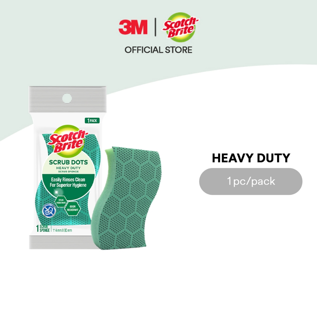 3M™ Scotch Brite® Heavy Duty Scrub Dots 1pc | Shopee Philippines