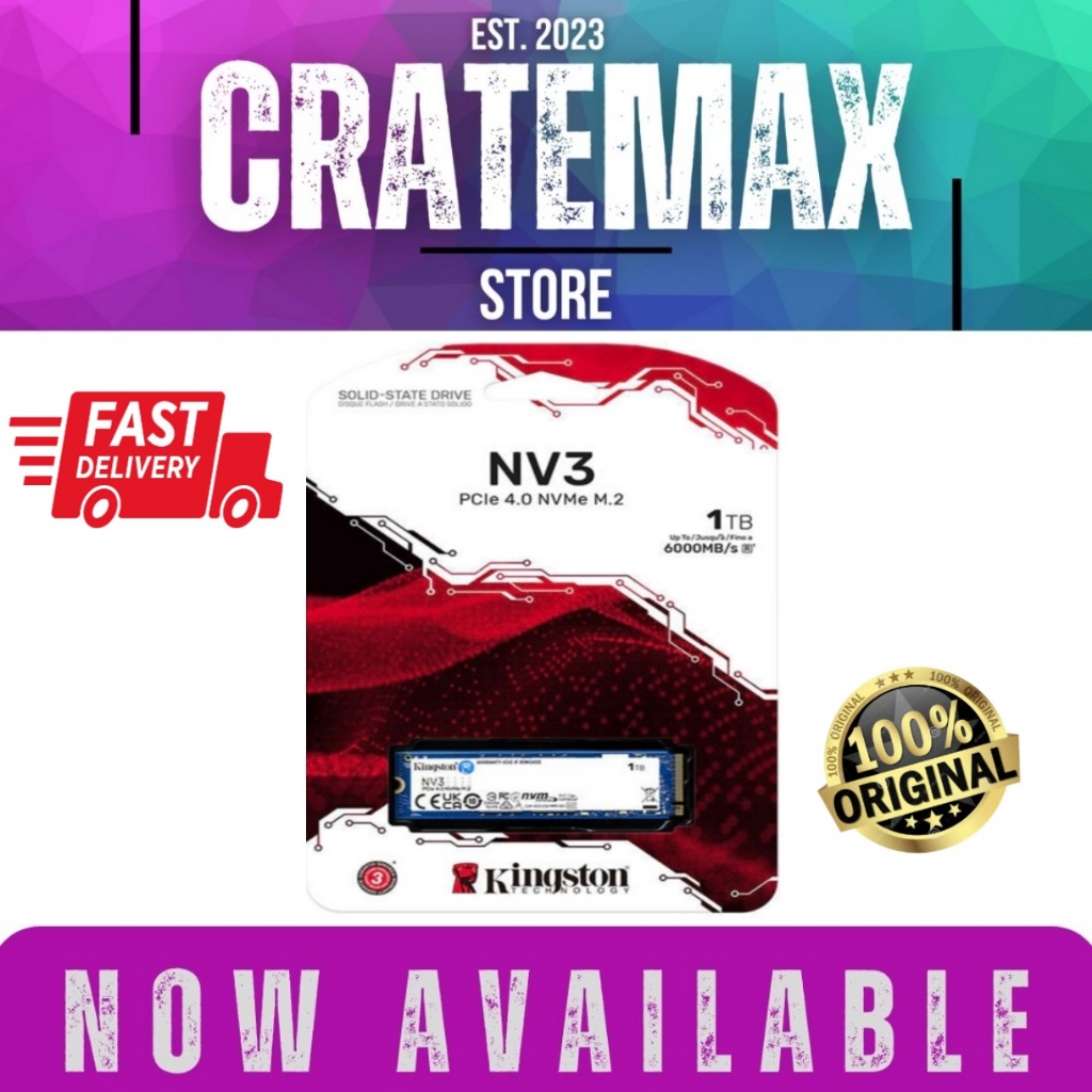Kingston NV3 & NV2 2TB/1TB/500GB NVMe PCIe 4 | Shopee Philippines