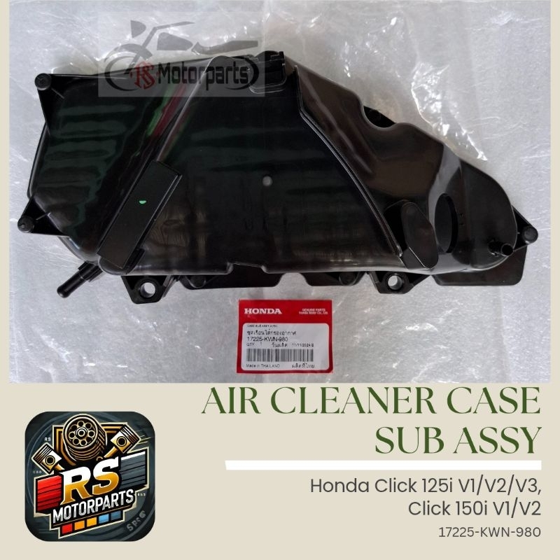 Air Cleaner Case Sub Assy Honda Click 125i V1&V2&V3, Click 150i V1&V2, 17225-KWN-980 | Shopee ...