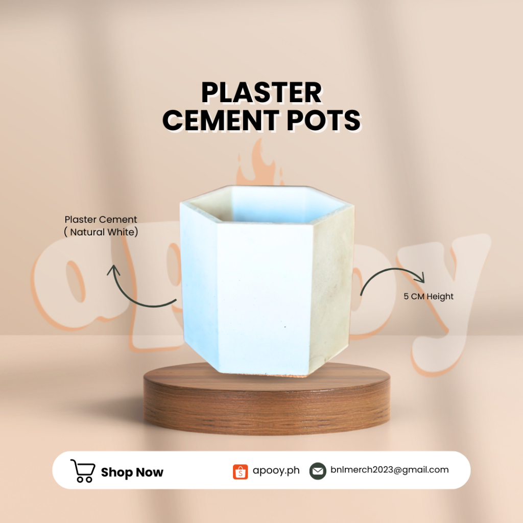 Mini Octagon Pots for scented candle and succulents NO PAINT / SEALANT ...