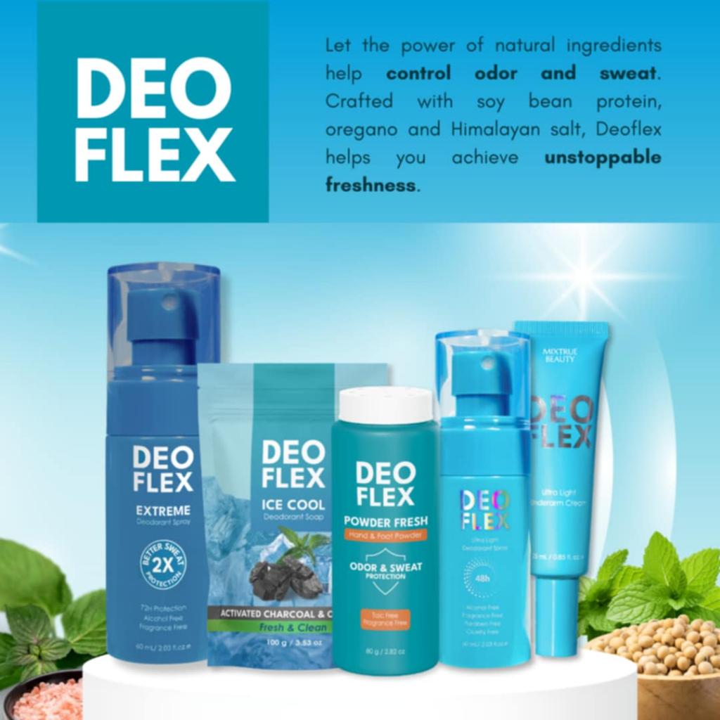 Mixtrue Beauty | DEOFLEX DUO | Spray and Cream | Underarm Whitening ...