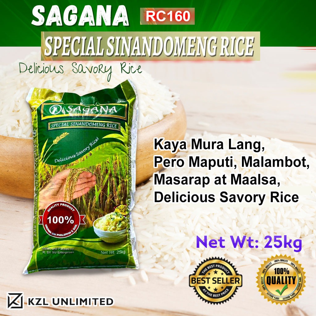 KZLA Sagana RC160 Bagong Ani Special Sinandomeng Rice from Pangasinan ...