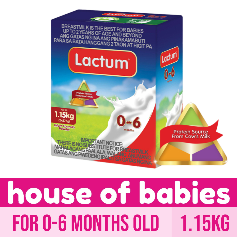 Lactum for 0-6 Months Old 1.15kg Infant Formula | Shopee Philippines