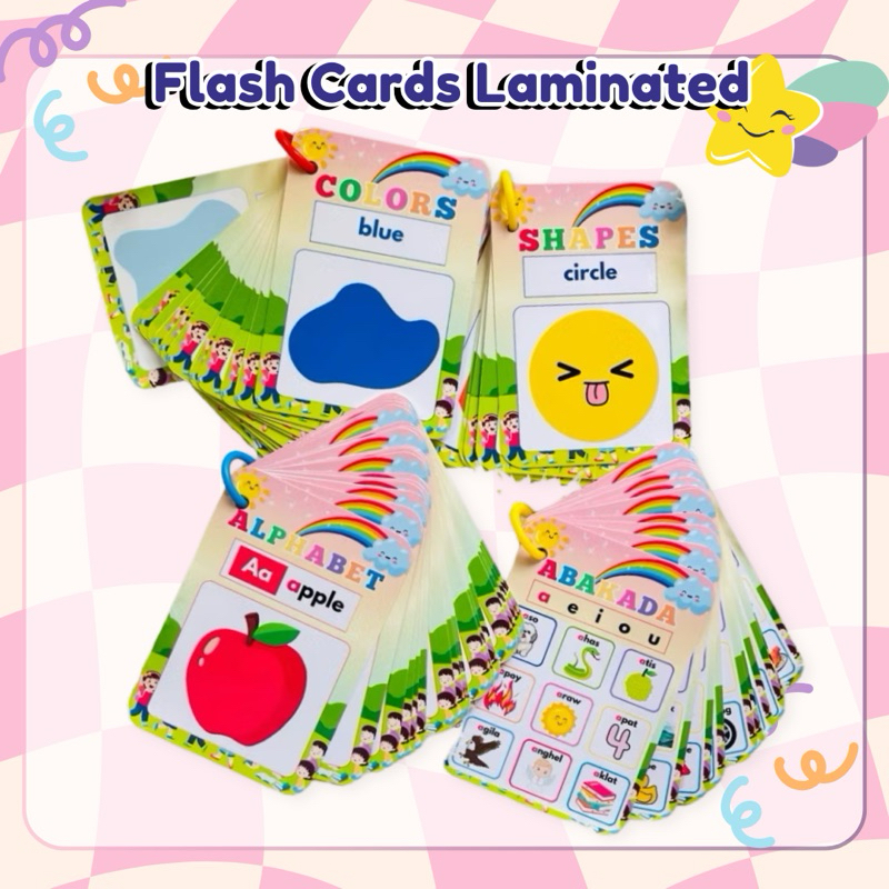 Laminated Educational Flashcards | Shopee Philippines
