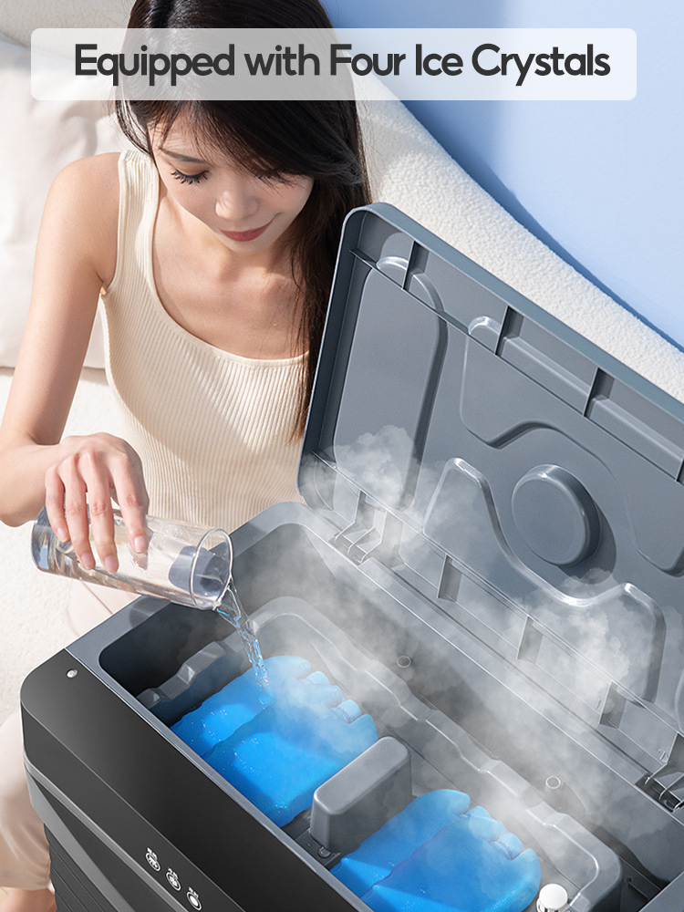 Tixx Air Cooler Fan Portable Aircon 40/50/70L Super Cold Wind Remote ...