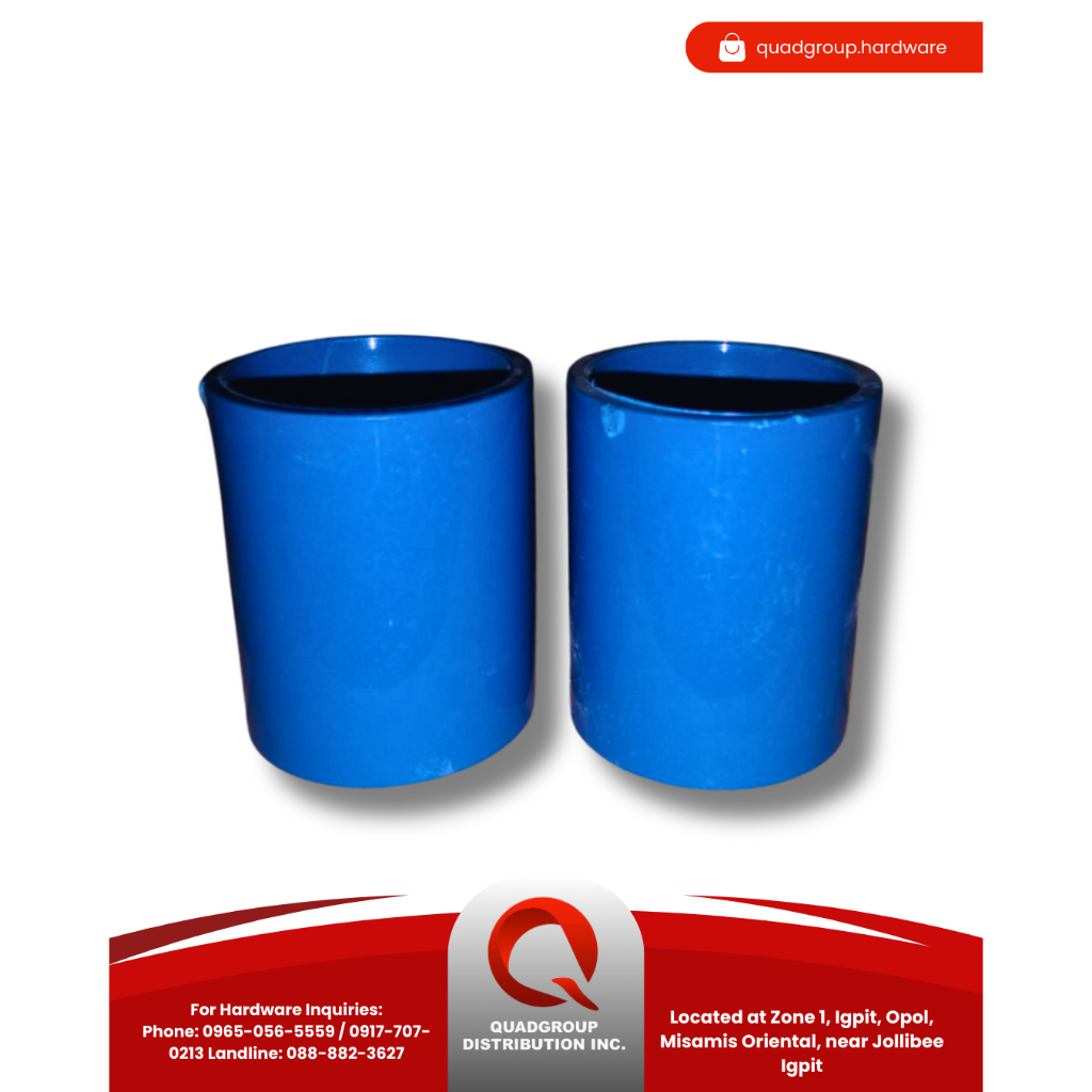 HARDWARE: 1/2 COUPLING - PVC BLUE (12PC) | Shopee Philippines