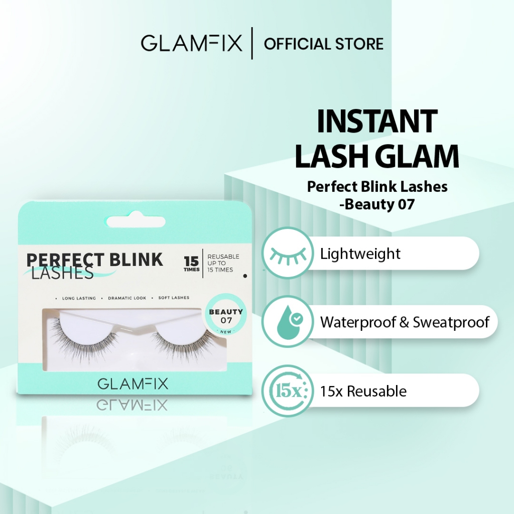 GLAMFIX Perfect Blink Lashes Beauty 07- Eyelashes Extension False ...