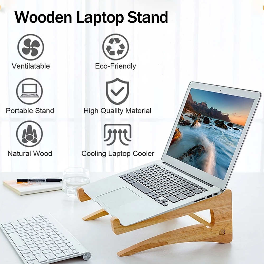 Wooden Laptop Stand, Laptop Stand Laptop, Wooden Computer Stand,Wooden ...