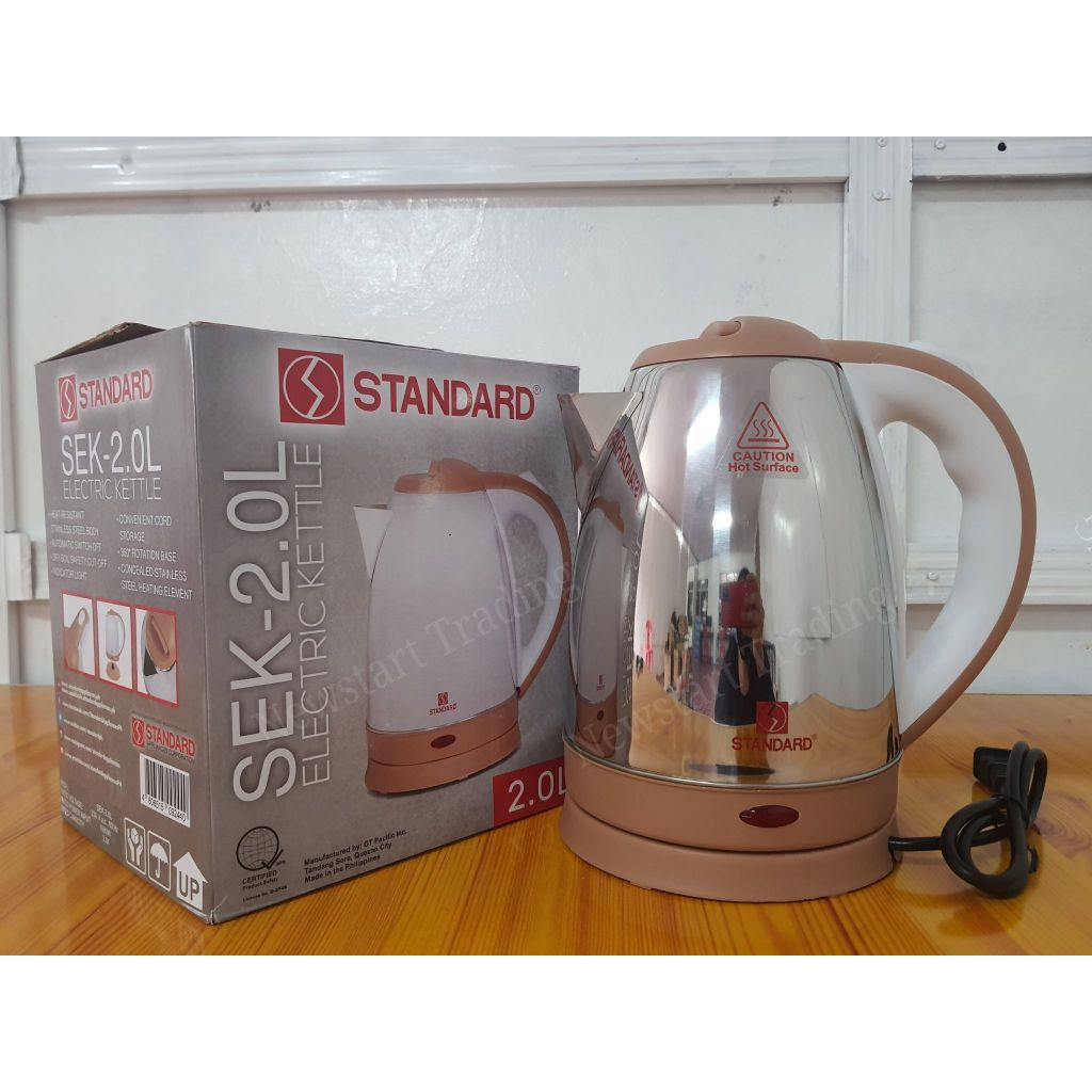 STANDARD ELECTRIC KETTLE (2 LITERS) SEK-2.0L | Shopee Philippines